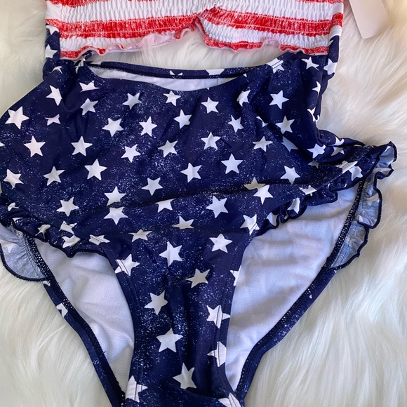 Hot Water | Swim | Hot Water American Flag Monokini Bikini Swim Suit ...